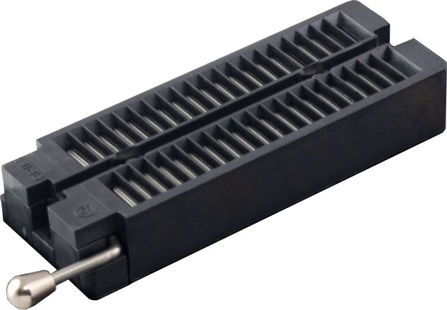Lever sockets (ZIF sockets)