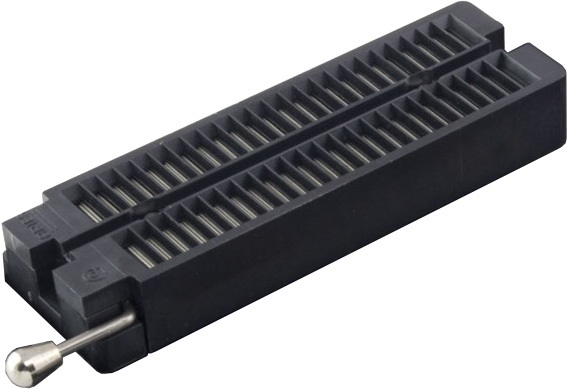 Lever sockets (ZIF sockets)