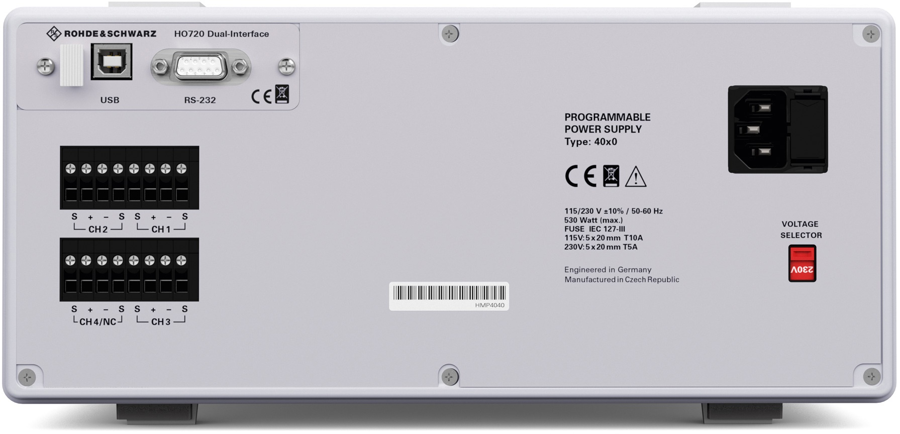 Rohde & Schwarz HMP4040 Power Supply !!Special Offer!!